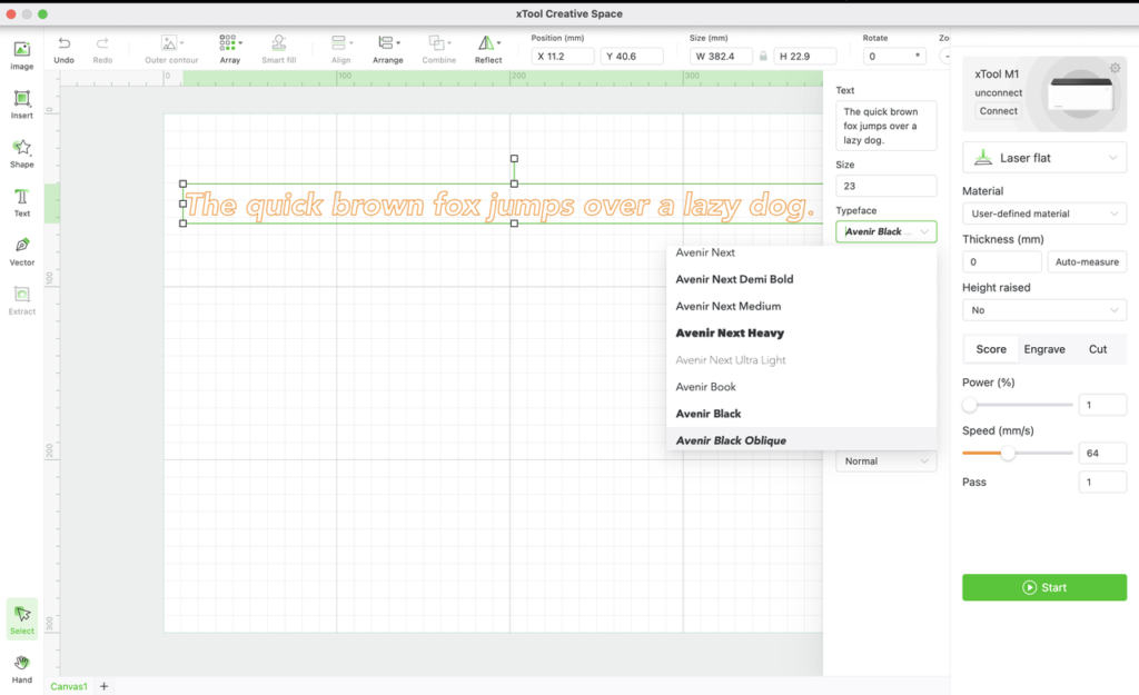 How to Add Fonts to xTool Creative Space? - xTool Projects